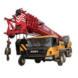 China 50T Used Telescopic Straight Boom Crane SANY STC500 58 Meters Lifting Height Autocrane for sale