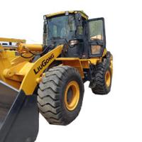 China Petrol Powered Medium Used Loader Rubber Tyred Liugong 856 Wheel Loader 5 Ton for sale
