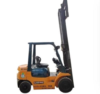China 3 Tons Used Toyota Forklift With Comfortable Seat And Intuitive Control Panel for sale