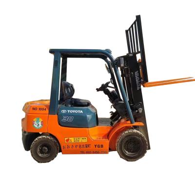 China 3 Ton 4 Ton 5 Ton Small Diesel Forklift Used Toyota FD30 FD40 FD50 Forklift for sale