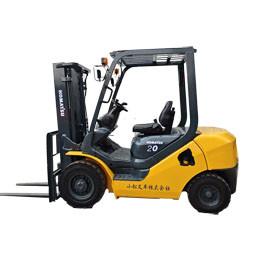 China Komatsu 2 Ton Used Diesel Forklift 3m Lifting Height 2 Masts Stages 2000KG for sale