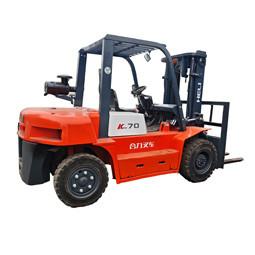 China HELI 7 Ton Heavy Duty Diesel Forklift Used 3m Lifting Height With 2 Stages Masts for sale