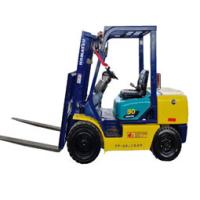 China Komatsu 3Ton Used Diesel Forklifts 3m Lifting Height 2 Masts Stages Middle Cylinder for sale