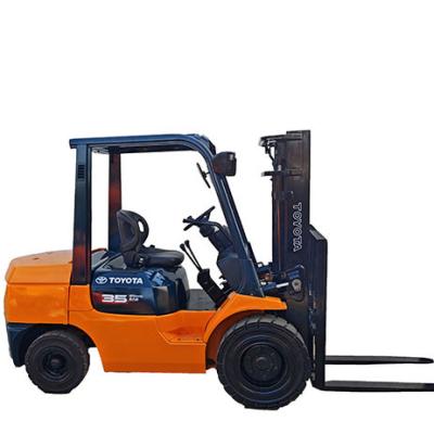 China Original Painting Toyota Forklift 3.5 ton Used Japan Original Second Hand Machine for sale