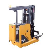 China TCM 1 Ton Used Electric Forklift Lateral And Front Stacking Trucks 3.5m Lifting Height for sale