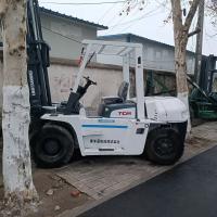 China Original Paint Used Diesel Forklift TCM 70 Construction Diesel Loading Machine for sale
