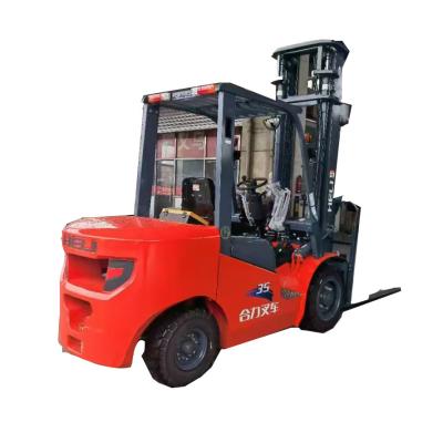 China Heavy Duty 3.5 Ton Diesel New Forklift 3m Lifting Height Original Paint Non Renovated for sale