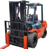 China 5 Ton Used Diesel Forklift Toyota 7F 4.5 Meter Lifting Height With Three Stages Masts for sale