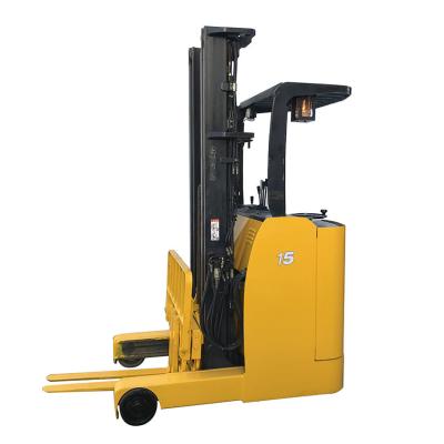 China 1t 1.5t 2t 2.5t Used Reach Forklift With Lift 6m 8m 12m 48V Electric Reach Truck Forklift With Side Shifter for sale