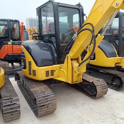 China 5.5 Tons Used Hydraulic Excavator PC55 PC55MR Komatsu Mini Crawler Digger for sale