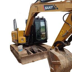 China SANY 75C Pro 7.5 Ton Second Hand Excavator Small Capacity Used Crawler Excavator for sale