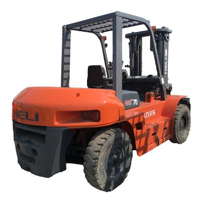 China Second Hand Heli 7 Ton Diesel Forklift Truck Original Engine Core Components for sale