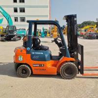 China TOYOTA 30 Forklift LPG Dual Use Of Oil And Gas Toyota Forklift Second Hand for sale
