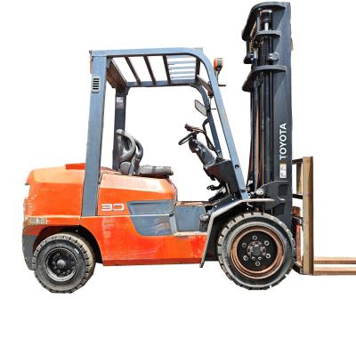 China Used Toyota Forklift 3 Ton Lifting Height 4m Diesel Engine Used Japan Original Second Hand Machine for sale