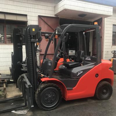 China Used Linde 30 3Tons Diesel Forklift Original Germany Linde Lifting Machine Linde Brand Imported for sale