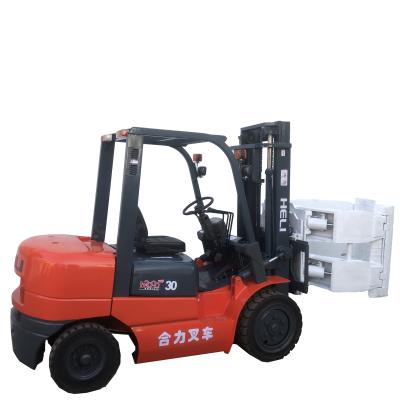 China HELI 3.5ton 5ton Round Newspaper Folder Diesel Engine CPCD30 Used Forklift Great Working Condition for sale