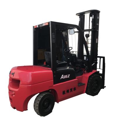 China Experience Superior Performance Hangzhou 3.5 Ton Used Diesel Forklifts for sale