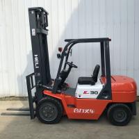 China Used Heli K30 Diesel Forklift 3000kg Lifting Capacity 4.5m Height Two Sages Lifting Machine In Very Good Condition for sale