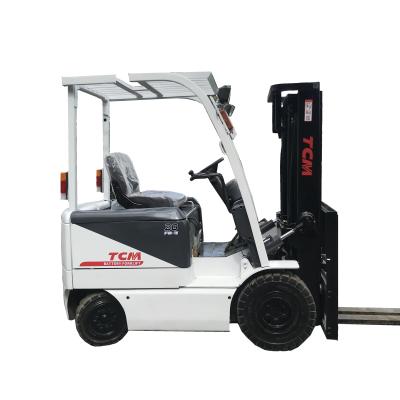China Original Japan 2.5 Ton TCM Used Forklift with Diesel Electric Engine in Good Condition White for sale