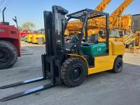 China Secondhand Komatsu 50 Forklift 5 Tons 3 Meters Diesel Lifting Machine For Lifting for sale