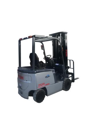 China Compact Design Japan-Made TCM 2-Ton Used Electric Forklift With 5-Meter Lifting Height Electric Drive for sale