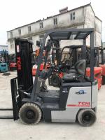 China TCM 15 Used Electric Forklift With 3 Meters 1.5 Tons With Core Engine Component Good Performance for sale