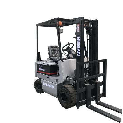 China Nissan 1.5T Used Electric Forklift for Sale or Rent 4WD 3000mm Lift Height Ready to Work​​ for sale