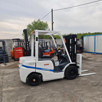 China Used Japan Forklift diesel TCM Forklift 2.5Tons Used High Quality 3 Meters Can Be Customized Forklift with Cylinder for sale