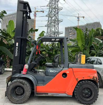 China Used For Toyota 8F60 Forklift With 3ton Capacity Diesel & Gas Engine Japan Made Low Oil Safety In Good Condition for sale