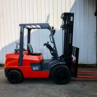 China Japan TOYOTA 30 3 Tons 4.5 Meters 3 Masta Used LPG Forklift Dual Use of Propane and Liquefied Gas for sale