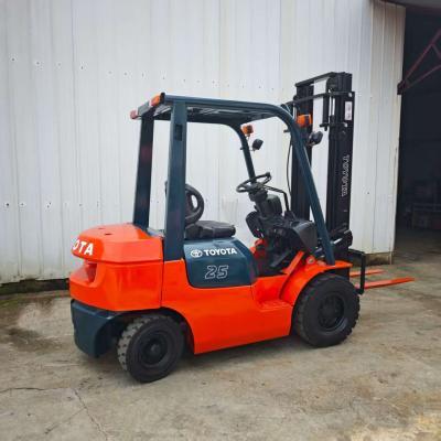 China Used Original Japan For Toyota Forklift 3 Ton Gas/Diesel System GLP Fd30 3 Stage Mast Engine Forklift Stock For Sale for sale
