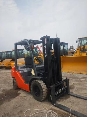 China Used Toyota Forklift For Sale 3ton 3000kg Fd30 Japanese Toyota Engine Powerful 3 Toyota Used 4 Wheel Forklift Used Diesel for sale