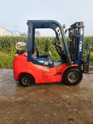 China Used Heli 2.5 Tons 3 Meters LPG Forklift in Perfect Working Condition for sale