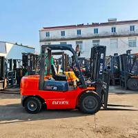 China Used Diesel Forklift Heli Forklift Truck H2000 35 3 .5Ton With 3 Mast 4.5m Forklift Truck Top Brand Factory Price  Efficient for sale
