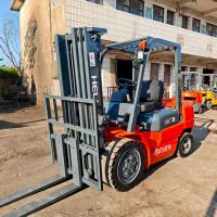 China Used Heli 30 Mini Forklift Truck With Japanese Isuzu Engine 3ton Diesel Forklift With 3000mm 4500mm Manual/Automatic Transmission for sale