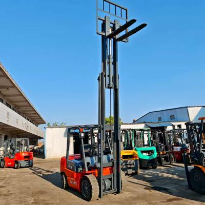 China Used TCM Heli 30 Mini Forklift Truck Japanese Isuzu Engine 3ton Diesel Forklift 3000mm 4500mm Manual Transmission For Retail for sale