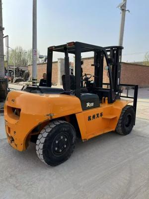 China Hangcha R50 5 Tons Used Diesel Forklift Used Chinese Hangcha Lifting Machine for sale