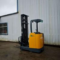 China Used Komatsu Fork 1.5ton 2ton Electric Forklift Double Reach Deep Electric Reach Truck Double Deep Stand Up for sale