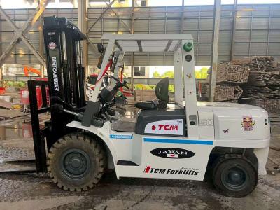China TCM CPC50 High Quality Japan 5-Ton 3M Automatic Diesel Forklift For Warehouses Internal Combustion Forklift Series for sale