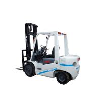 China Used TCM FD30 3-Ton Diesel Forklift in White Offering 4.5m Lifting with Center Cylinder in Automotive and Industrial Facilities for sale