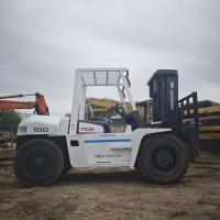 China High Performance TCM 10 Ton Diesel Engine Forklift Truck Japan Original Used With Good Working Price For Restaurant for sale