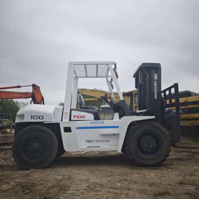 China High Performance TCM 10 Ton Diesel Engine Forklift Truck Japan Original Used With Good Working Price For Restaurant for sale