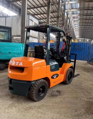 China Toyota 3 Ton Diesel Engine Forklift New Condition ISO Certified For Farm Construction Restaurant And Retail Industries for sale