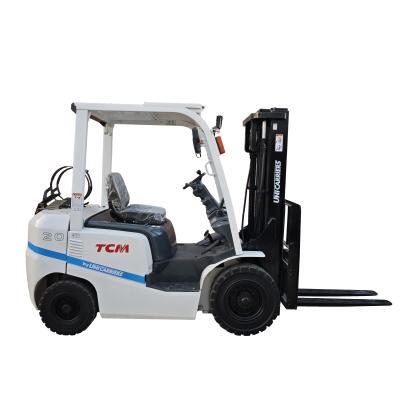 China Used TCM 2-ton Forklift Featuring Easy-to-Maintain LPG System for sale