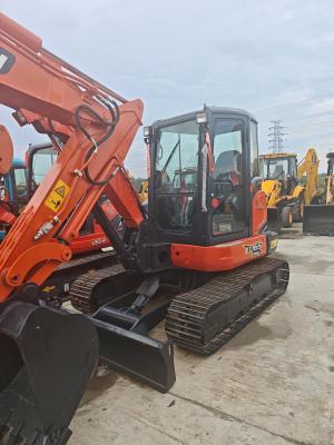 China Earthmoving Excavator Mini Digger 7t Operating Weight Kubota KX163-5 KX165-5 KX155 KX135 Used Cat Engine Equipped 5ton for sale
