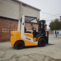 China Japanese TCM 30 3Tons 3Meters Diesel Forklift with Container Mast for sale