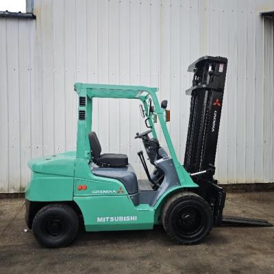 China Japan Used Mitsubishi Diesel Forklift 3 Ton 4 Meters with 2 Stage Japan Original Forklift for sale