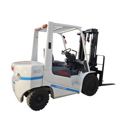 China Used TCM 30 3-ton Forklift Diesel  Forklift Second Hand 2023 Model for sale