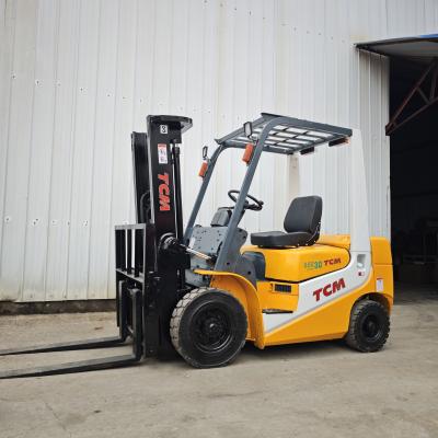 China Best Selling TCM 30 3 Ton Diesel Engine All Original Parts Excellent Working Condition In Stock Low Price Used Forklift For Sale for sale