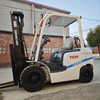 China Used TCM 3-Ton LPG Forklift Offering 3-Meter Lift Height and Smooth Hydraulic System for Reduced Operating Costs for sale